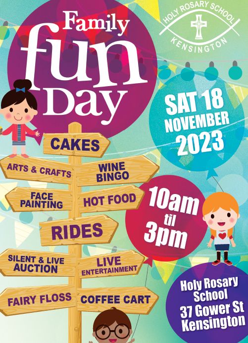 Family Fun Day at Holy Rosary Primary | Kensington Neighbourhood Portal ...